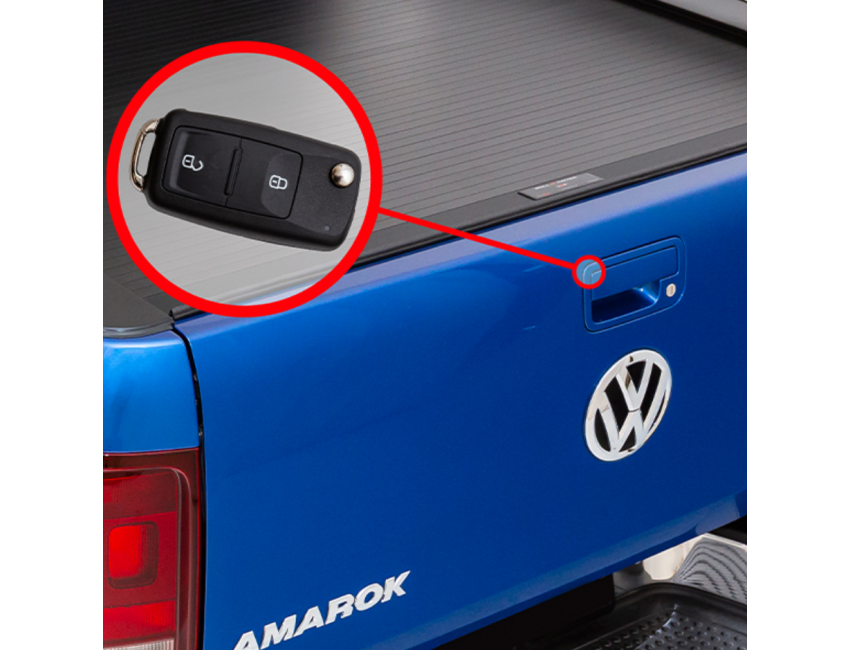 amarok tailgate lock